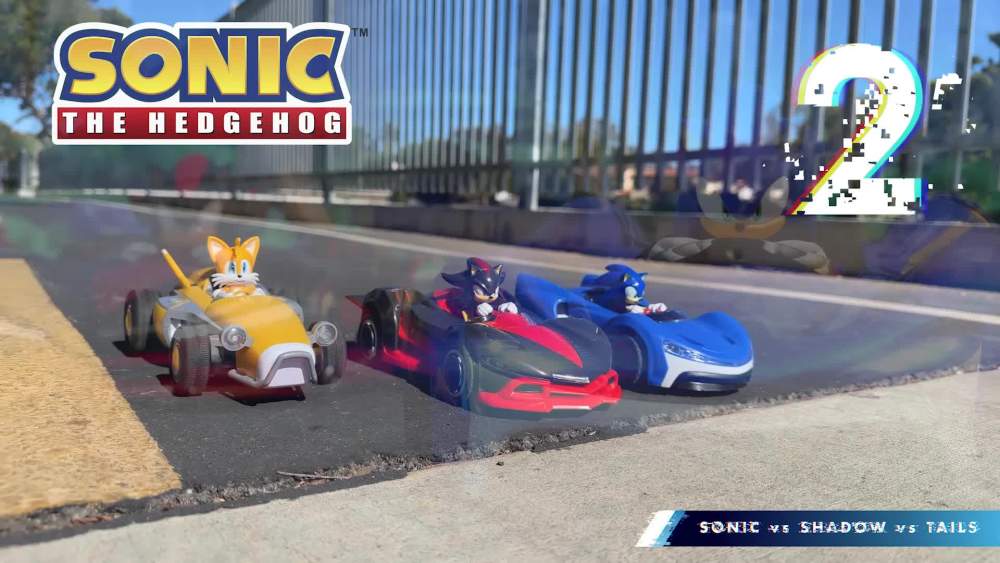 NKOK Sonic Team Racing Radio Controlled Shadow The Hedgehog w/ Turbo ...