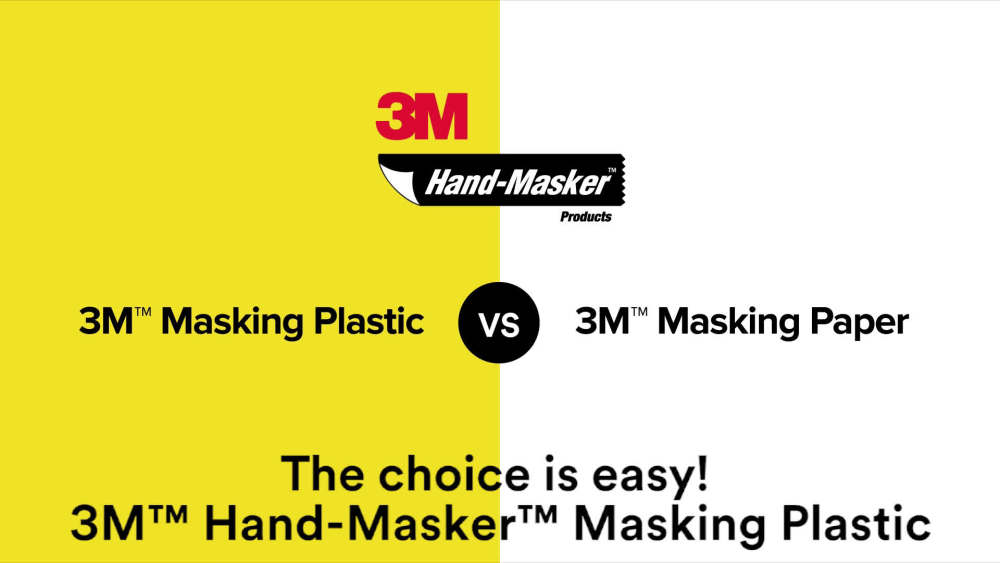 3M Hand-Masker Masking Plastic Film, MPL12, 12 in x 120 yd - Walmart.com