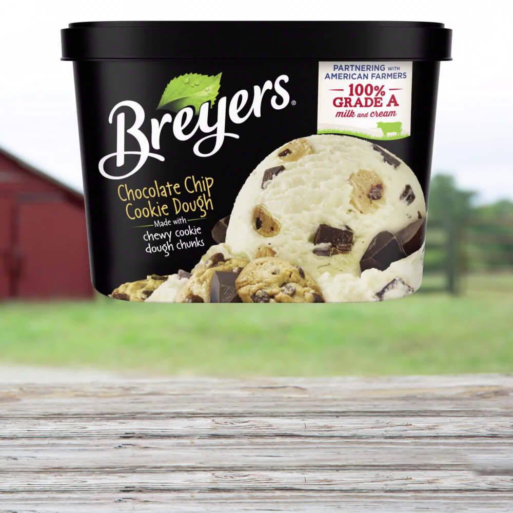 Breyers Frozen Dairy Dessert Chocolate Chip Cookie Dough Ice Cream