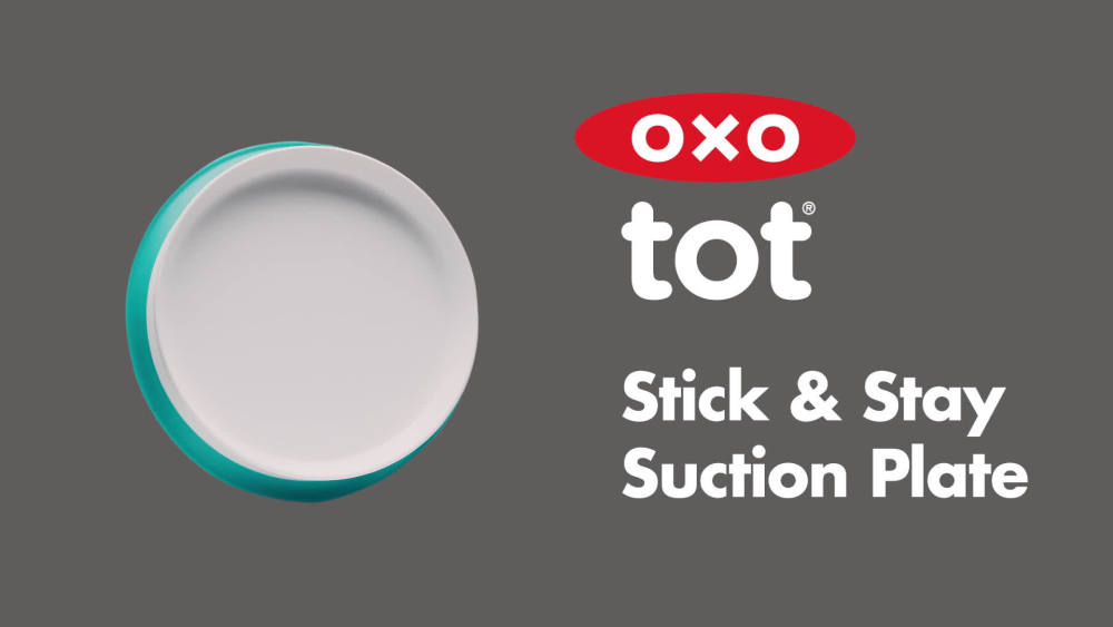 OXO Tot Stick & Stay Plate, Navy - Walmart.com