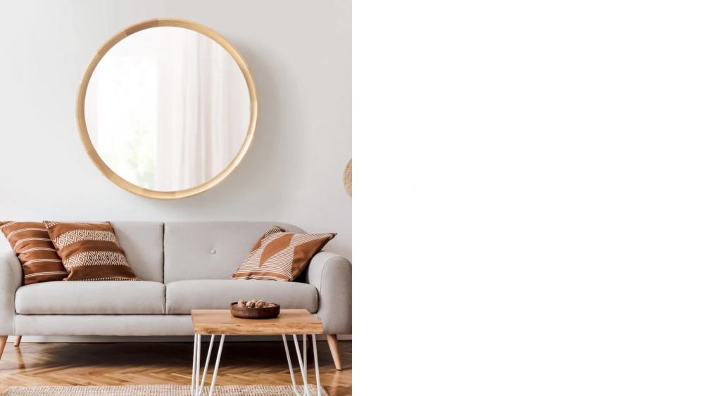 Kate and Laurel Hatherleigh Modern Farmhouse Round Wooden Wall Mirror ...
