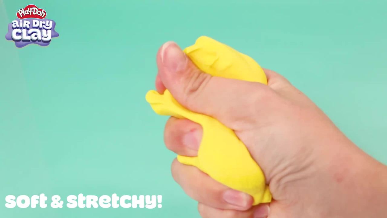 Play-Doh Air-Dry Clay 6-Pack Multicolored Modeling Clay for Kids Age 4 ...