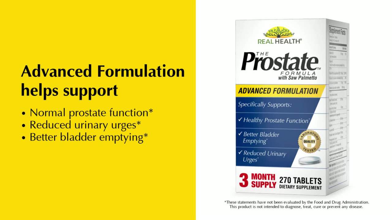 Real Health Prostate Formula, Support Clinically Tested Strength ...