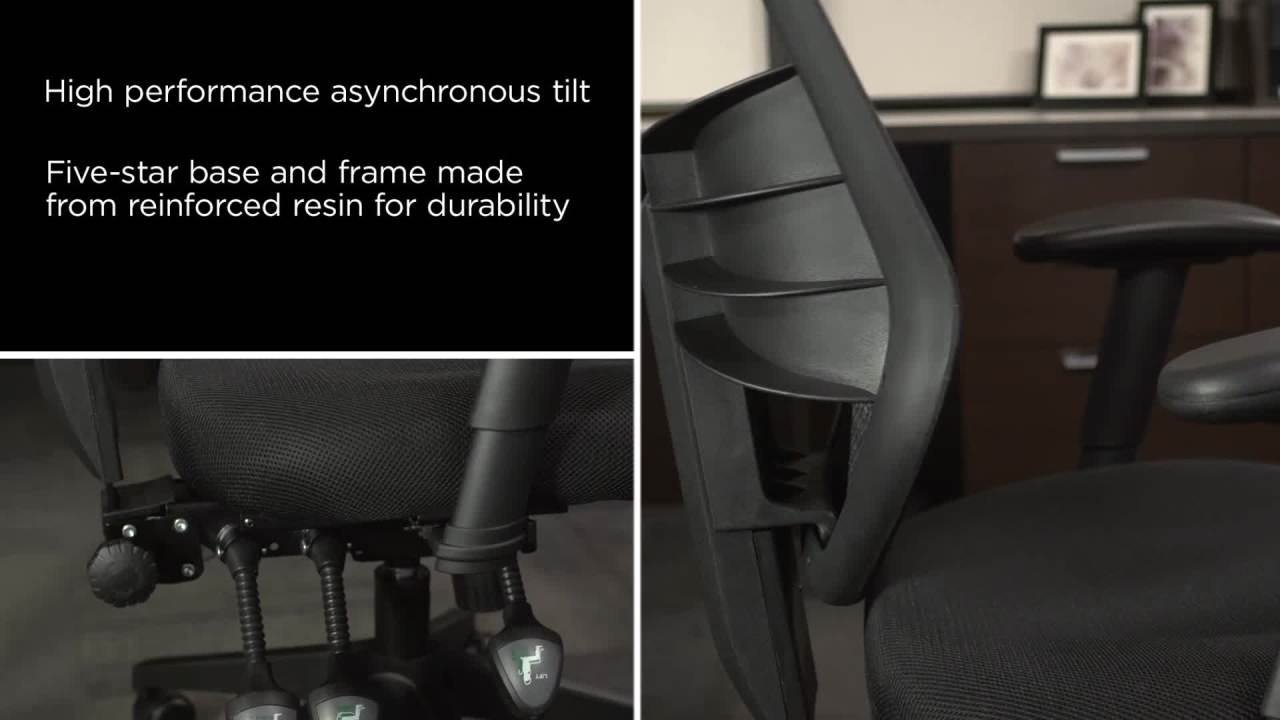 Free Shipping! Hon Mesh High Back Task Chair w/ Asynchronous Control ...