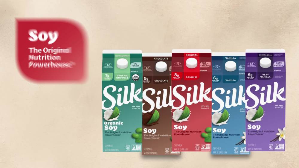 Silk Dairy Free, Gluten Free, Original Soy Milk, 64 fl oz Half Gallon ...