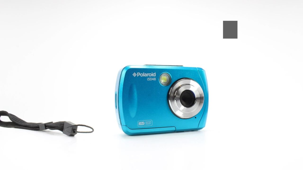 Polaroid 16MP Compact Waterproof Digital Camera for Travel, Good ...