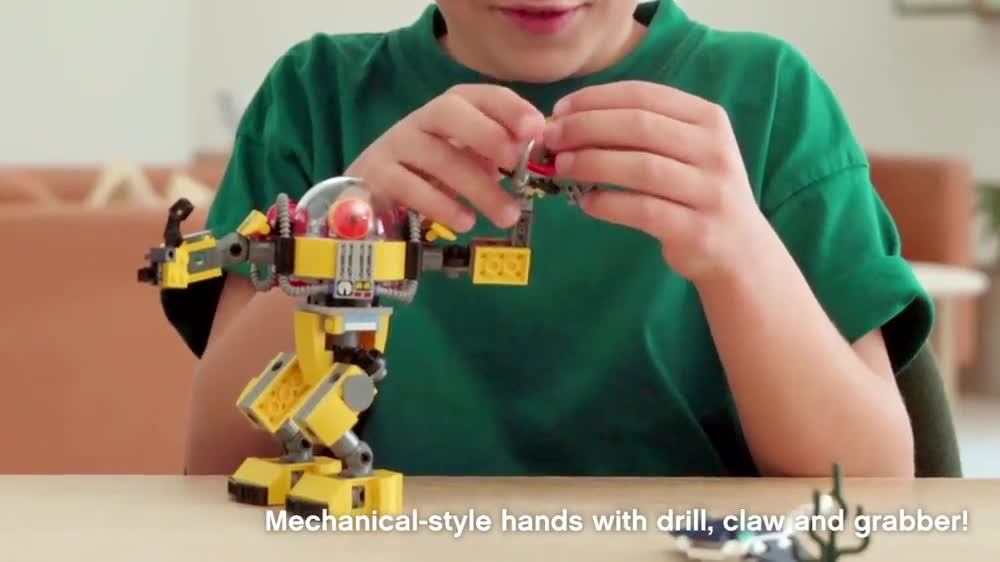 Free Shipping! LEGO Creator Underwater Robot and Submarine Toy Building ...