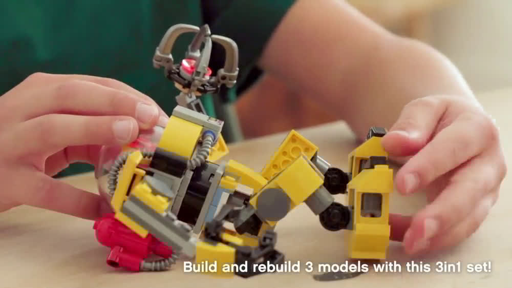 LEGO Creator Underwater Robot and Submarine Toy Building Kit 31090 ...