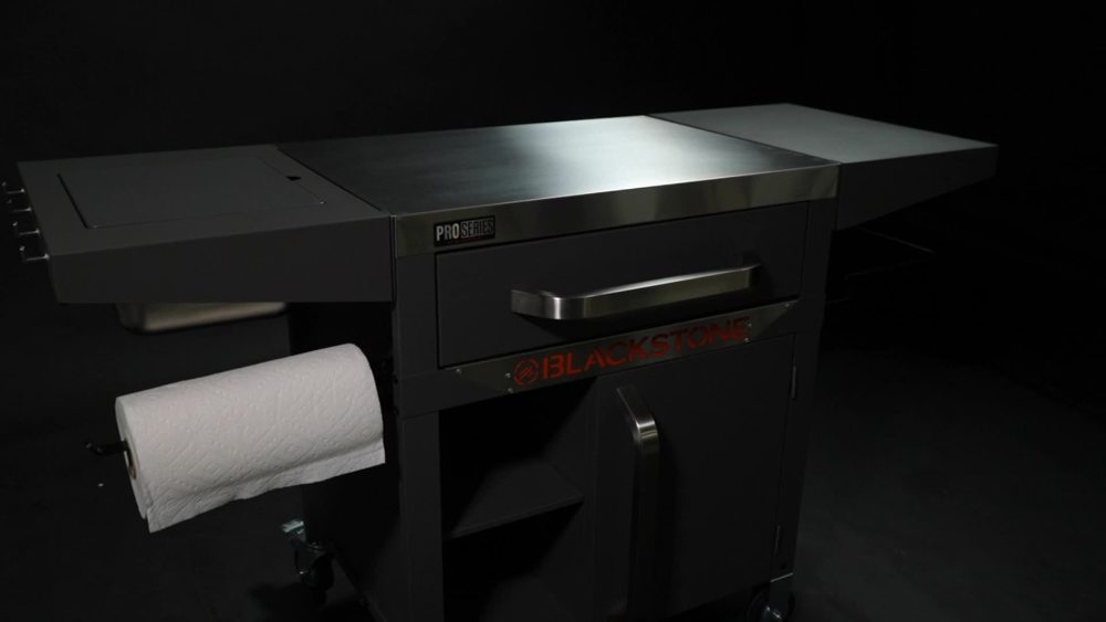 Blackstone ProSeries 28" Serve and Store Prep Grill Cart with Cabinet ...