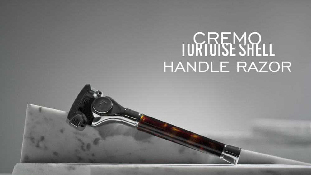 Cremo 5-Blade Brown Tortoise Mens Razor Handle Plus 2 Blade Cartridge ...