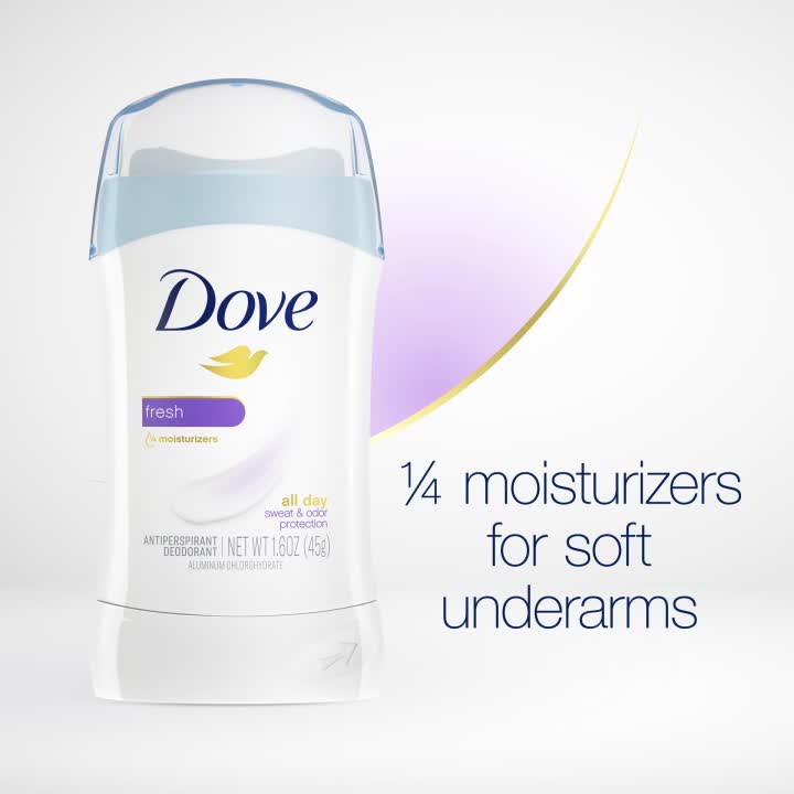Dove Antiperspirant Deodorant Stick, Invisible Solid, Fresh, Dry ...