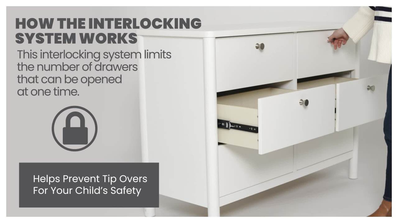 Delta Children Epic 3 Drawer Dresser with Interlocking Drawers ...