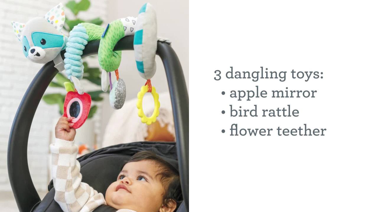 Infantino Spiral Activity Toy, Hook-on Toy, 0-12 Months, Multicolor ...