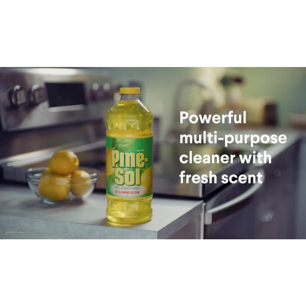 Pine-Sol Original Multi-Surface Disinfecting Mopping Liquid, Wood ...