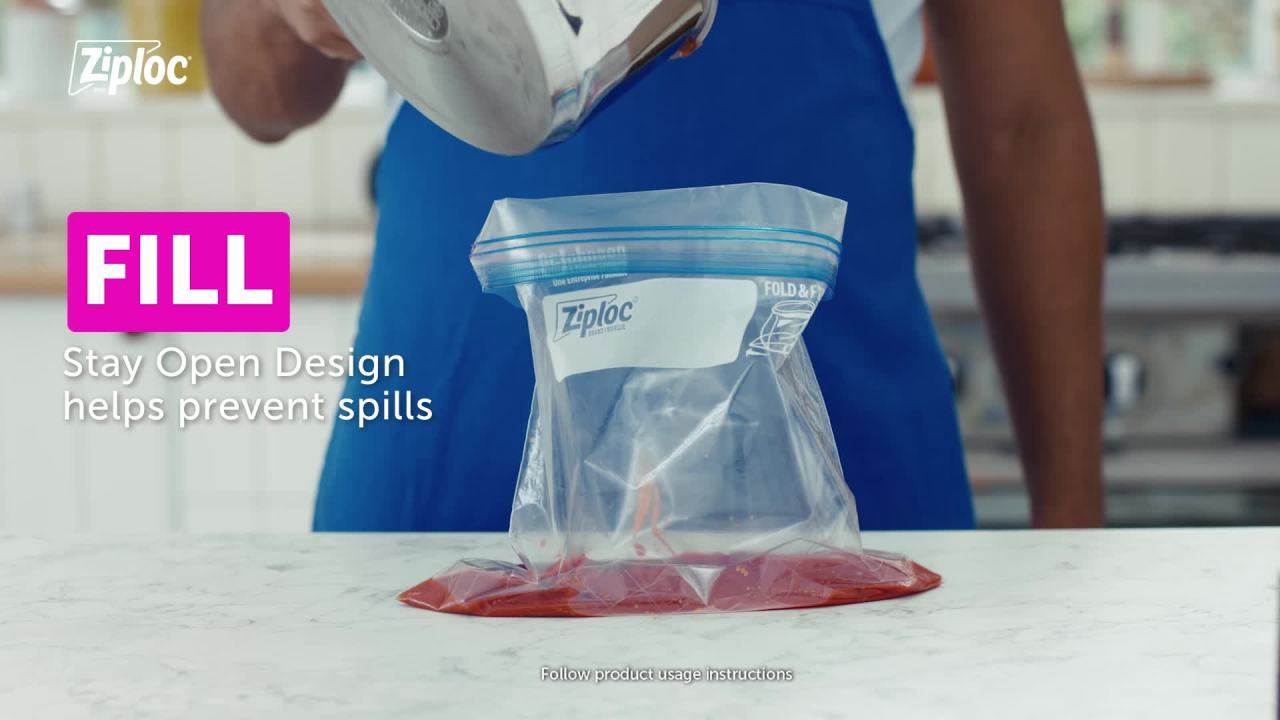 (4 pack) Ziploc Brand Storage Bags, School Supplies, with Grip 'n Seal Technology, Gallon, 20 ...