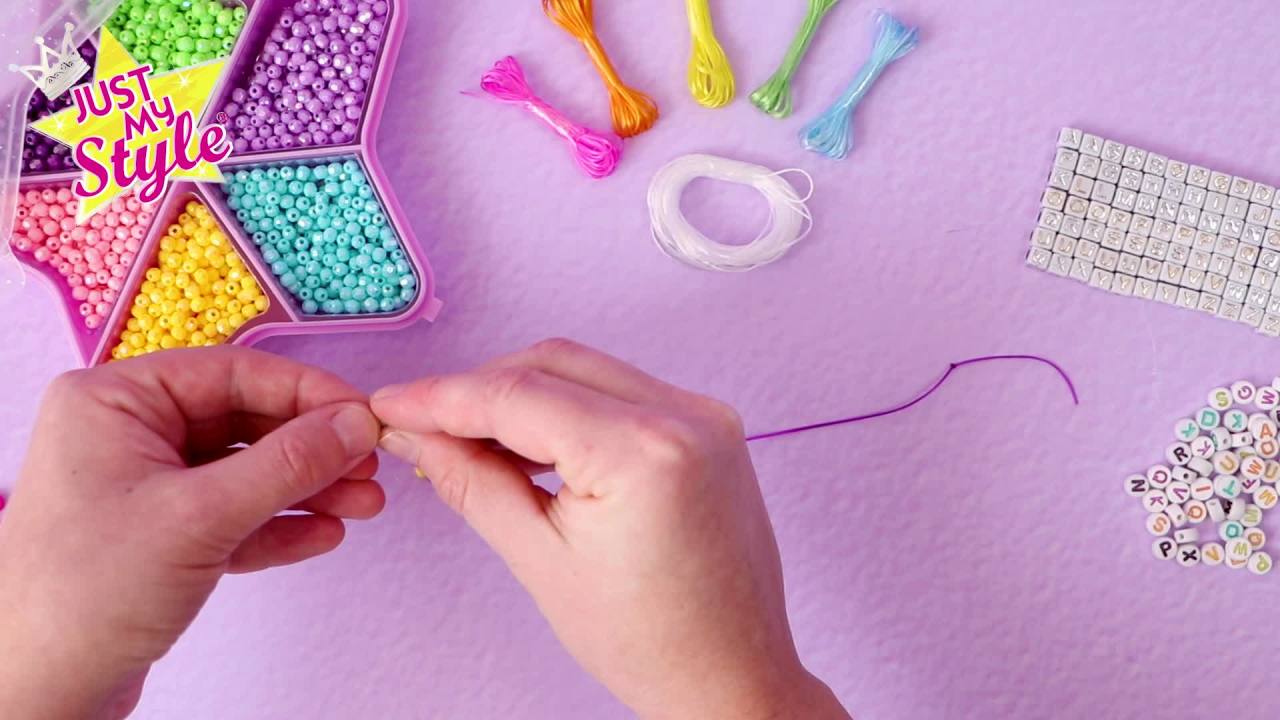 Just My Style Alphabet Beads DIY Jewelry Kit 3060 Pieces Kids ...
