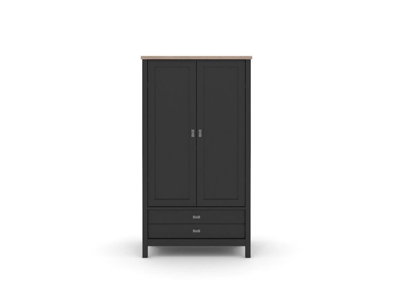 Sauder Cottage Road Wardrobe/Armoire Cabinet, Raven Oak Finish ...
