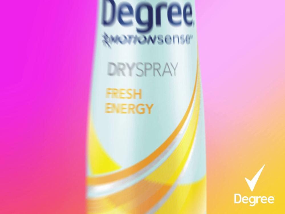 Degree Antiperspirant Deodorant Dry Spray Fresh Energy Deodorant for ...
