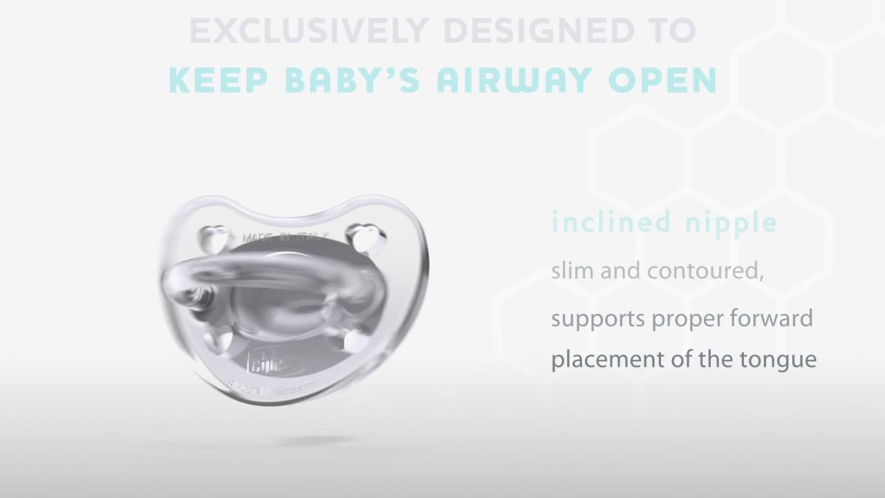 Chicco PhysioForma Mini Silicone Pacifier for Newborn Baby, Orthodontic ...