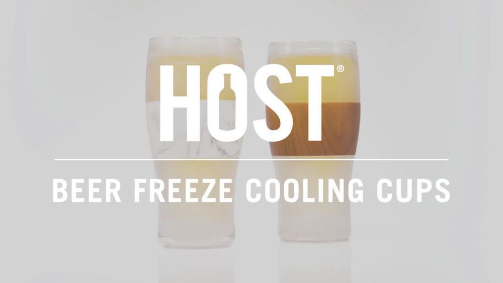 Host Freeze Beer Glasses - Double Walled Insulated Plastic Pint Glasses ...