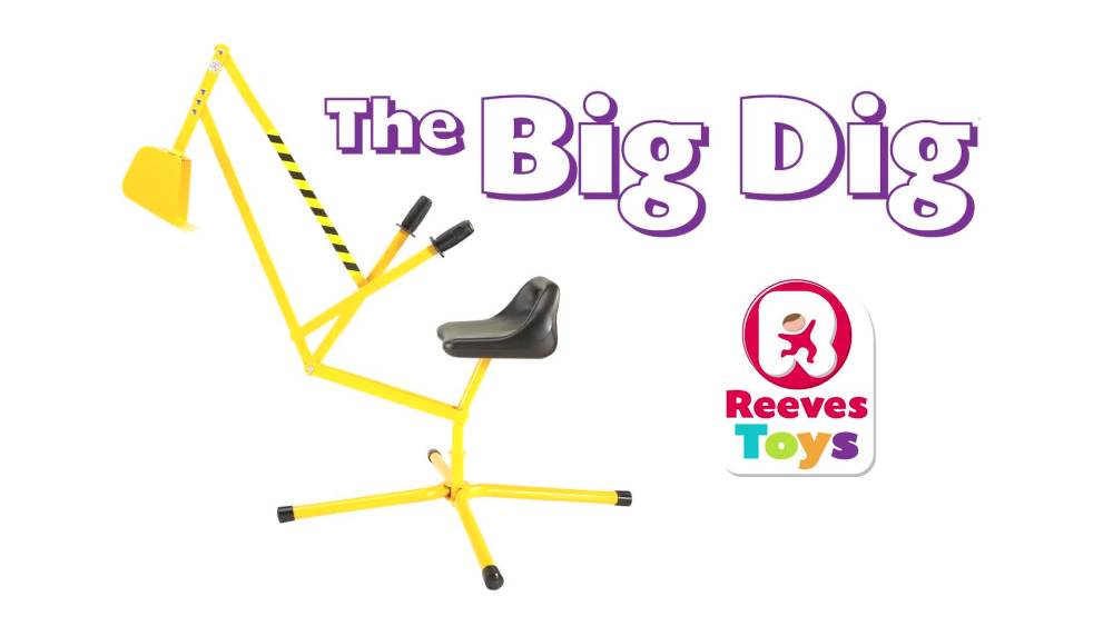 The Big Dig Sandbox Digger | Great for Sand, Dirt and Snow | Steel ...