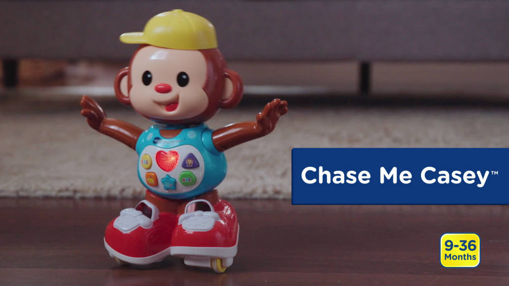 VTech Chase Me Casey Monkey, Encourages Crawling, Great Toy for Baby ...