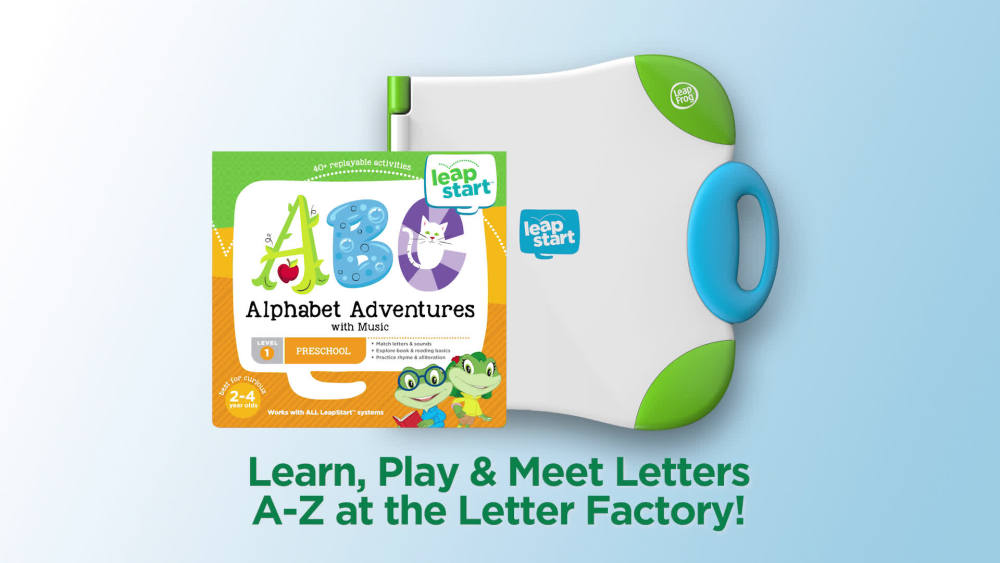 LeapFrog LeapStart Preschool Alphabet Adventure Activity Learning Book ...