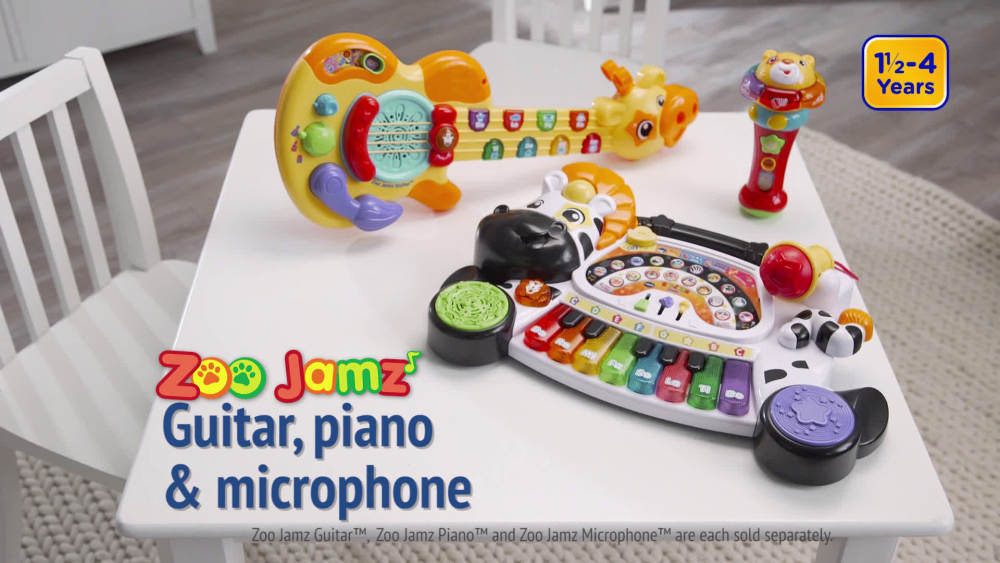 VTech Zoo Jamz Guitar for Kids - Musical Instrument Toy for Children ...